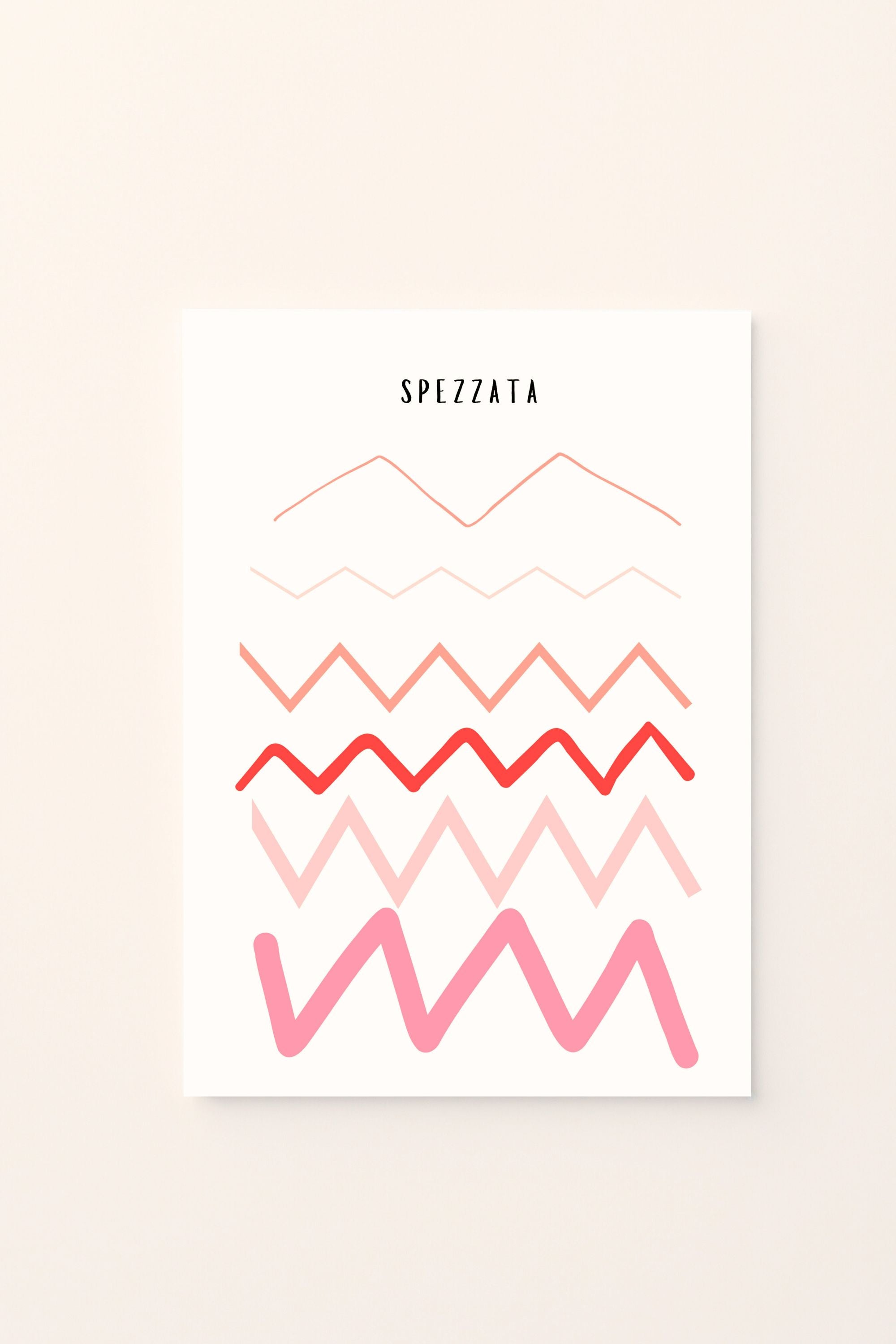 Poster per bambini da stampare – Linea Spezzata Colorata (Stampa ...